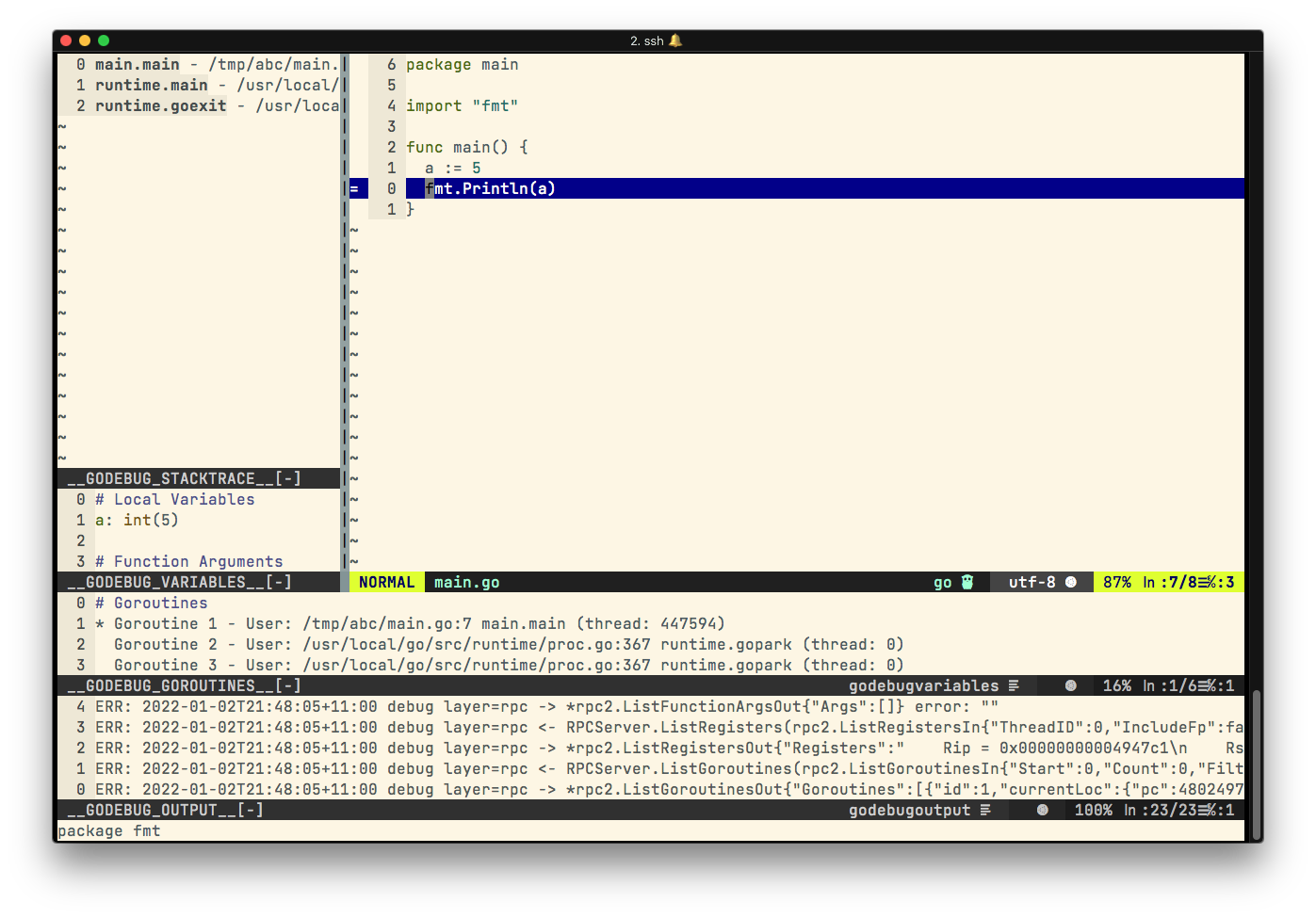 Vim Go And Remote Debugging Osama Elnaggar Vim Go And Remote Debugging Osama Elnaggar